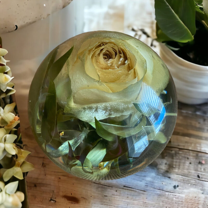Wedding or Funeral Flower Preservation Sphere - 3 Sizes - Luna Creations